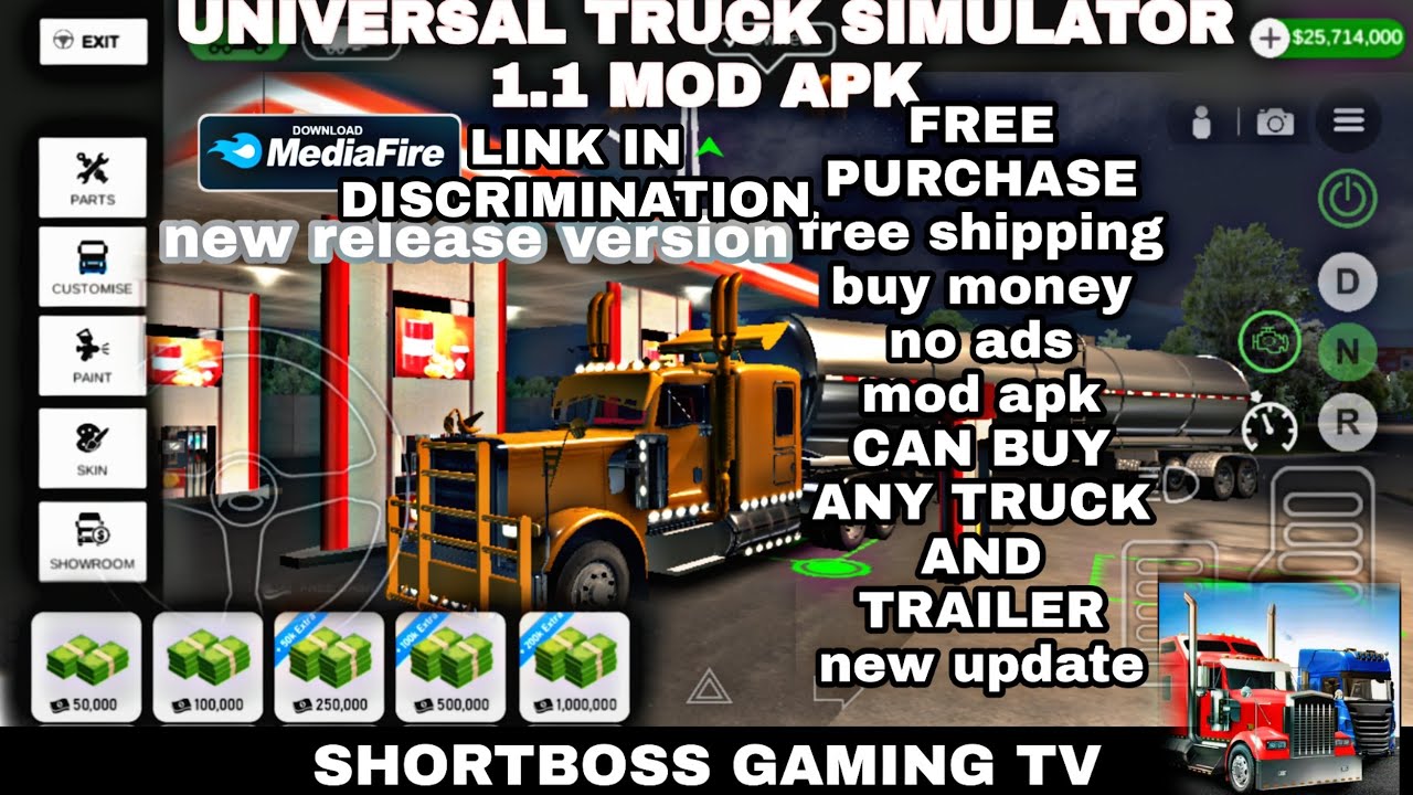 Universal Truck Simulator v1.1 Mod Apk New Release July 5 2022 - YouTube
