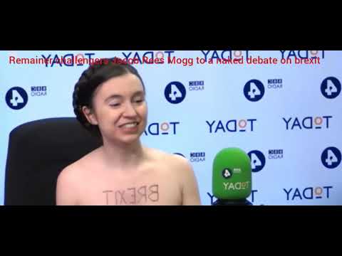 Oxbridge Professor challenges Jacob Rees Mogg to debate Brexit, NAKED!😂