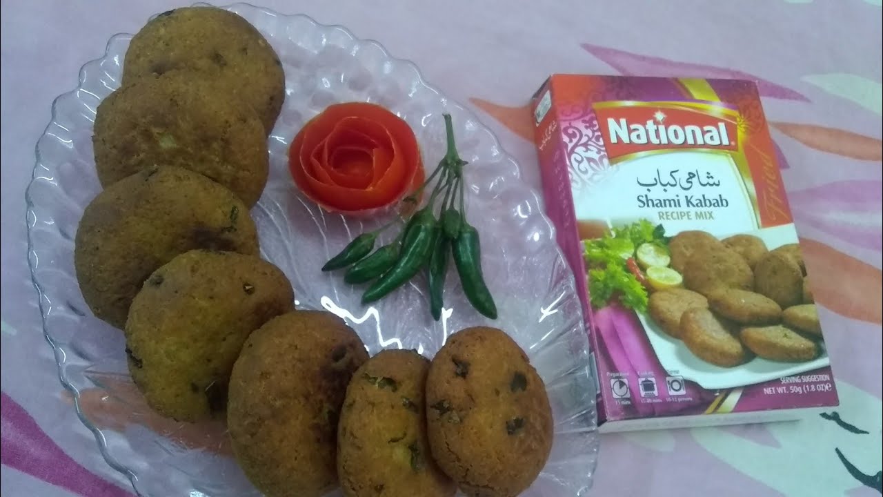 Chicken Shami Kabab National Recipe Mix - YouTube