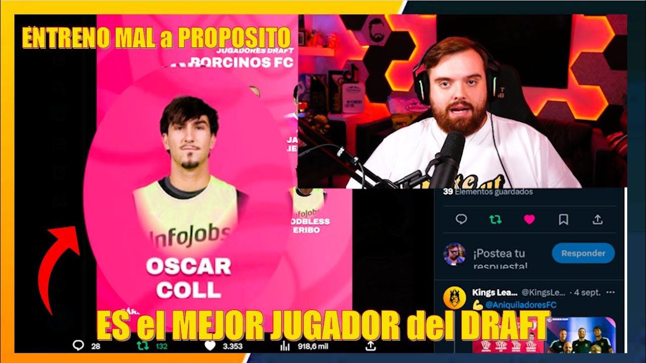 IBAI MENCIONA COMO es que LLEGO OSCAR COLL al PICK 12 #kingsleague ...