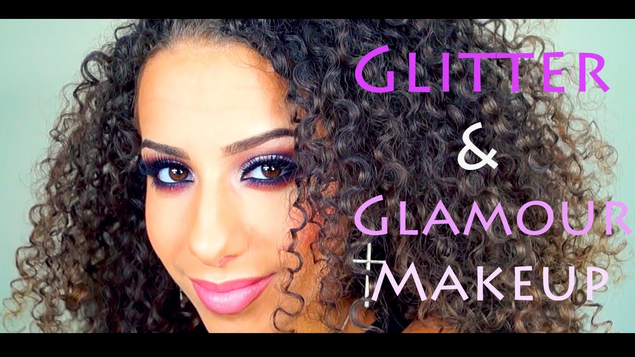 Glitter Glamour Makeup Tutorial (PicturePerfect by Dina) - YouTube