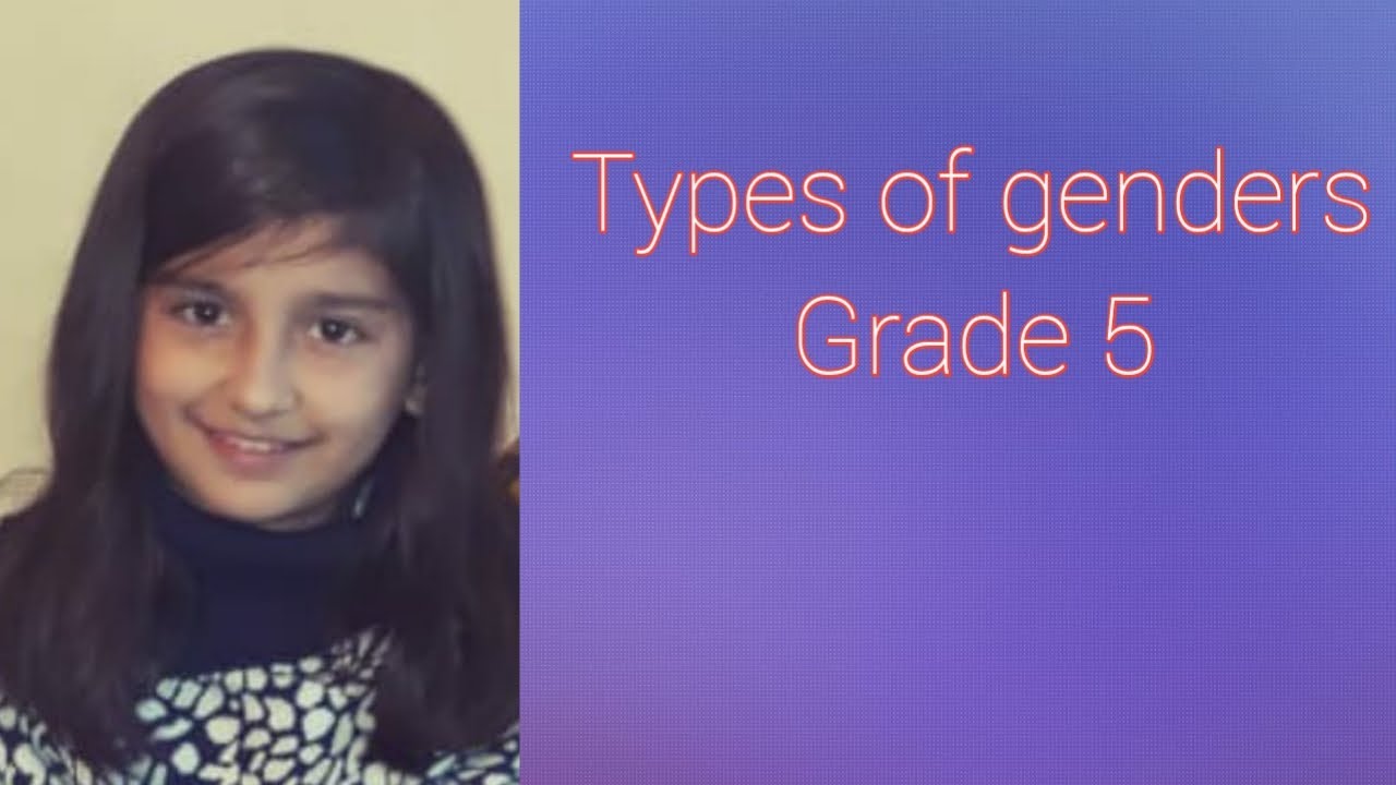 Eng lang grade 5,4 types of gender, Masculine, feminine, Neuter, and ...
