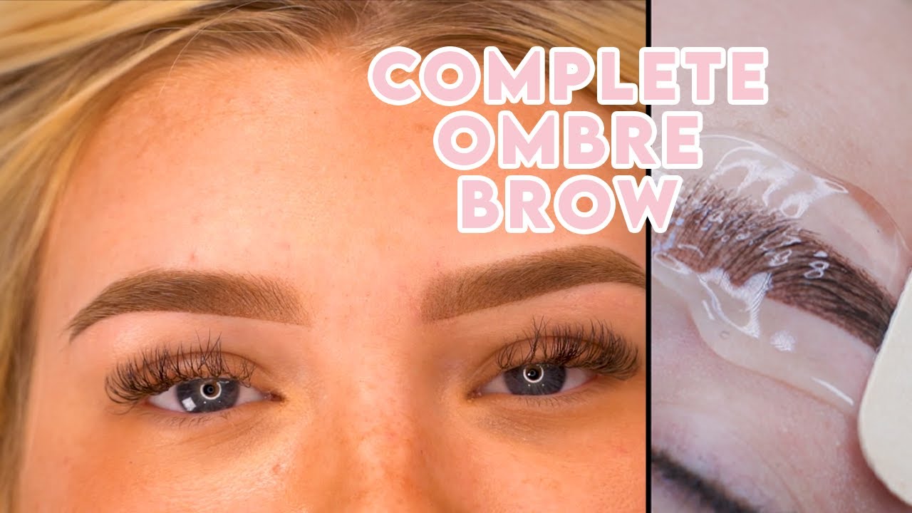 Complete Ombré Brows Tutorial Outline Shading Ombré Powder