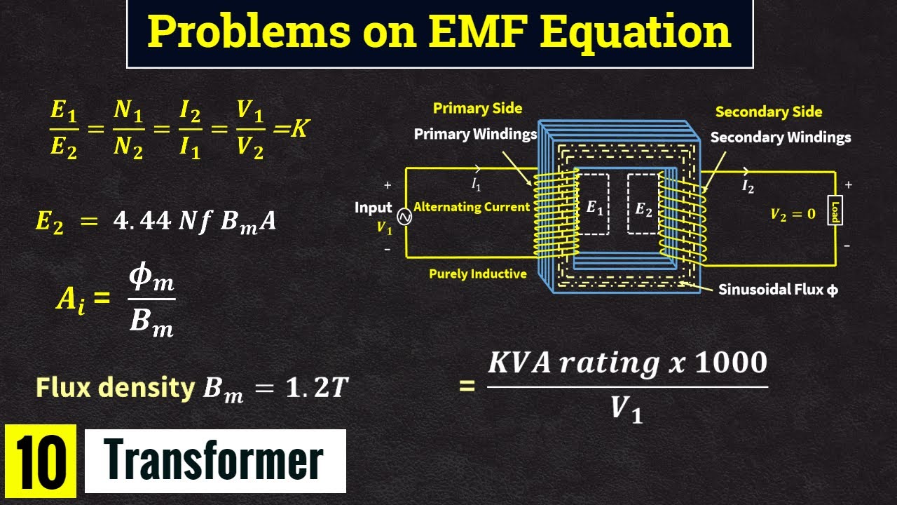 Problems on Transformer Equations || Lec-10 - YouTube