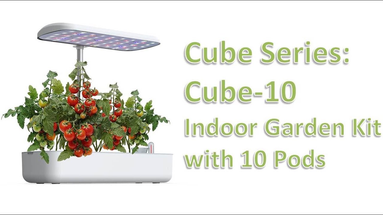 Indoor garden kit/introduction of smart pods with 10 pods/how to grow ...