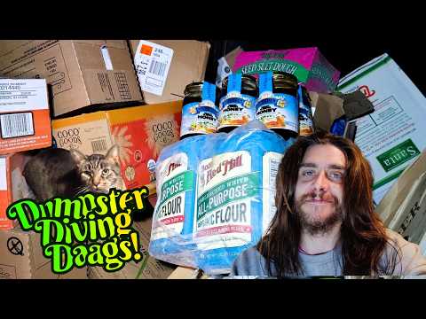 Dumpster Diving Bin Full A Goodies!!!