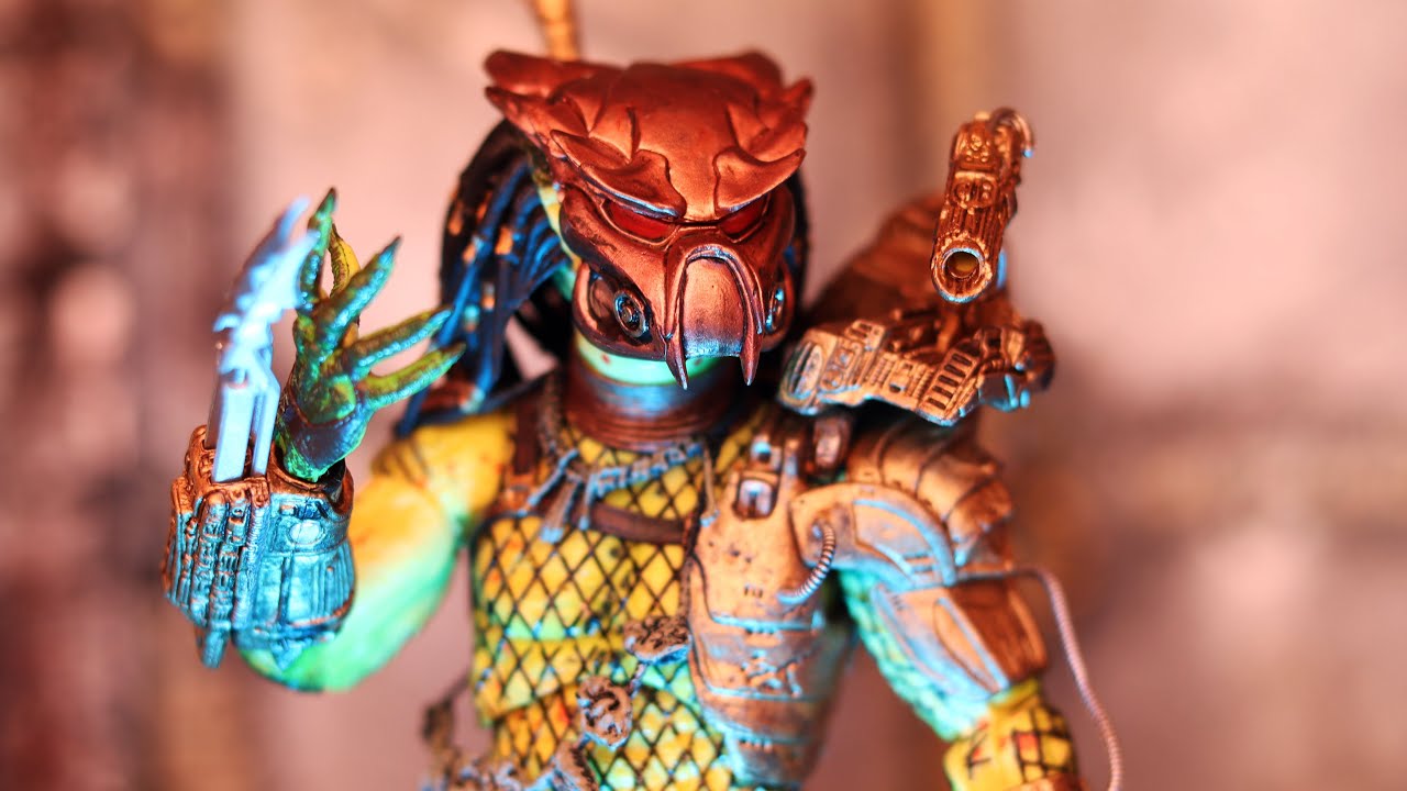 NECA - Golden Angel Predator Review - Ревю на Екшън фигура - Хищникa ...