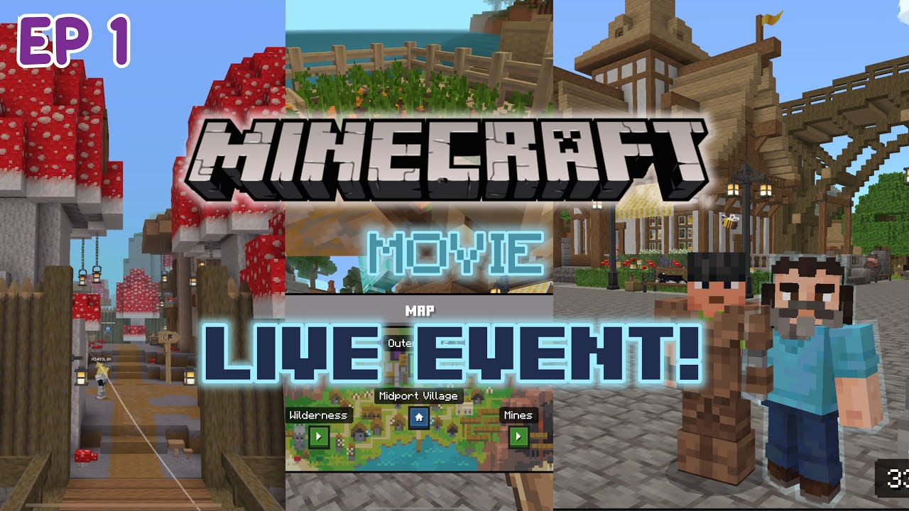 EP1 แนะนำอีเว้นท์ใหม่อีกแล้วววว Minecraft Movie Live event! สนุกมากกก 🐈 ...