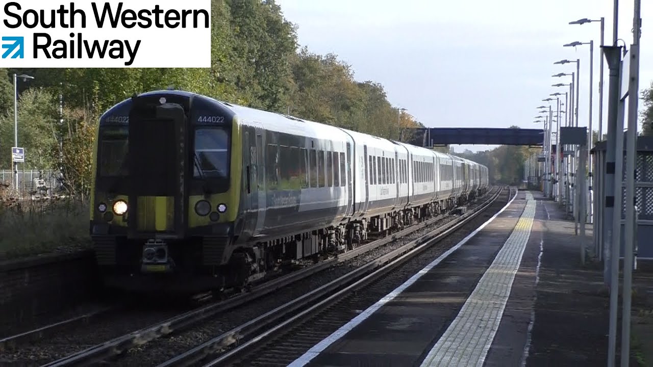 Trains at Esher SWML - 23rd October 2024 - YouTube