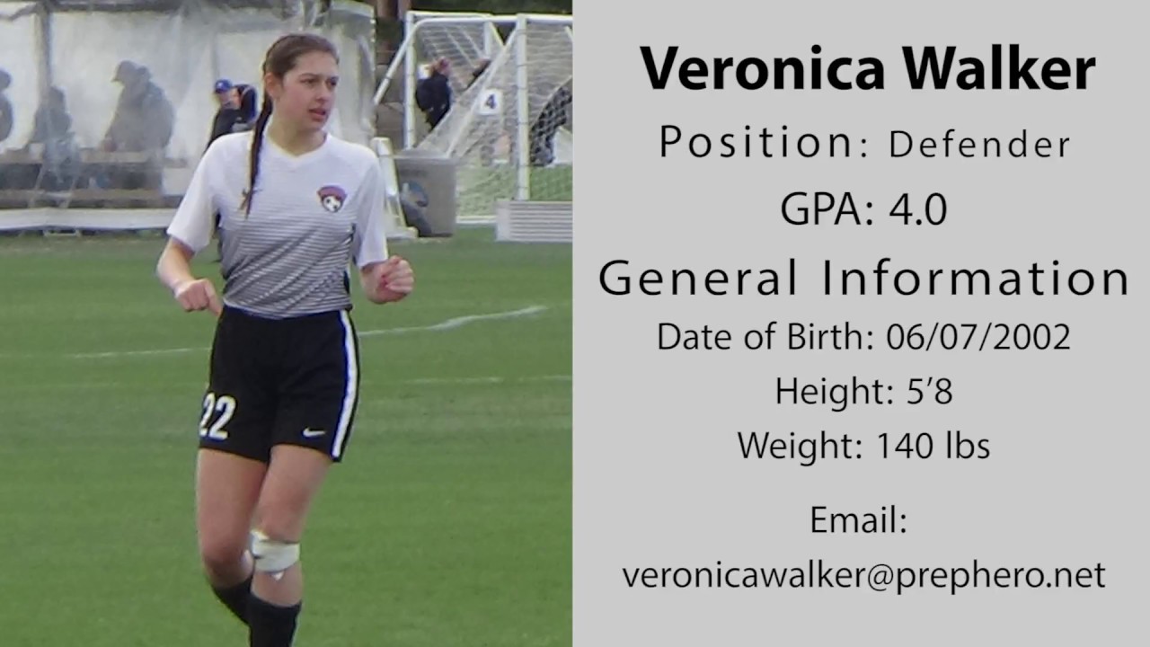 Veronica Walker - Class of 2020 - Soccer Recruiting Video - YouTube