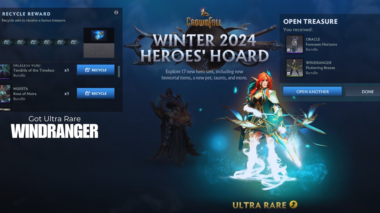 "INSANE LUCK! Ultra Rare Windranger Arcana UNBOXED from Treasure! 🎯🔥 ...