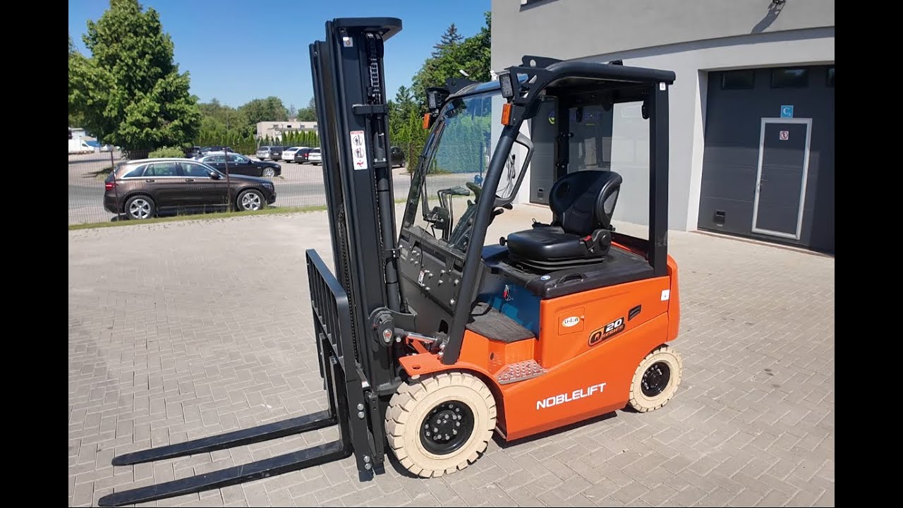 Noblelift elektrinis keturratis krautuvas FE4P20Q - YouTube
