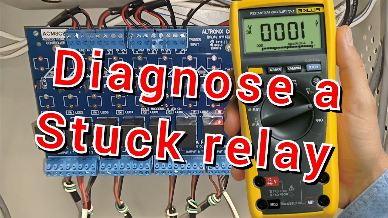 How to test for a stuck relay with a #multimeter - YouTube