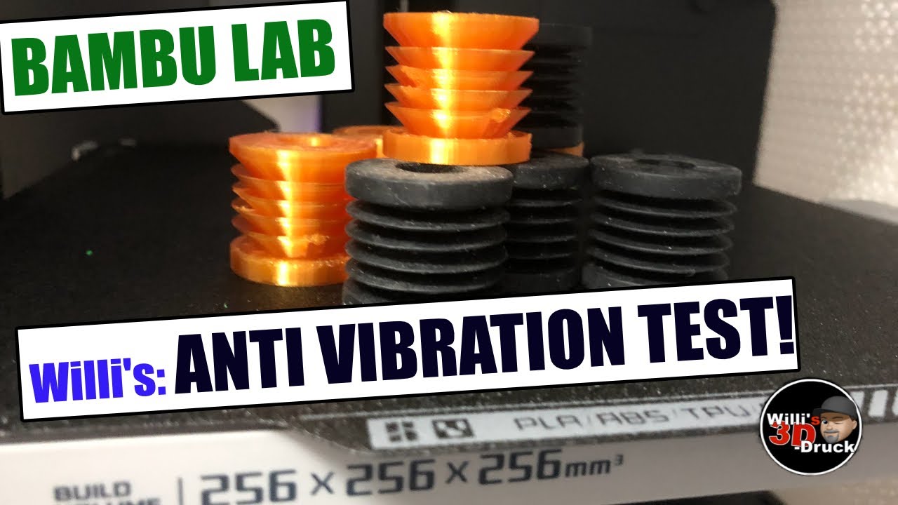 Bambu Lab P1P Anti Vibration Test! Die Überraschung - YouTube