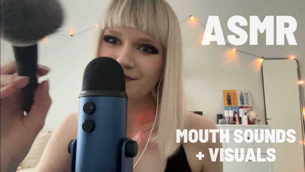 ASMR | slow wet mouth sounds with visuals - YouTube