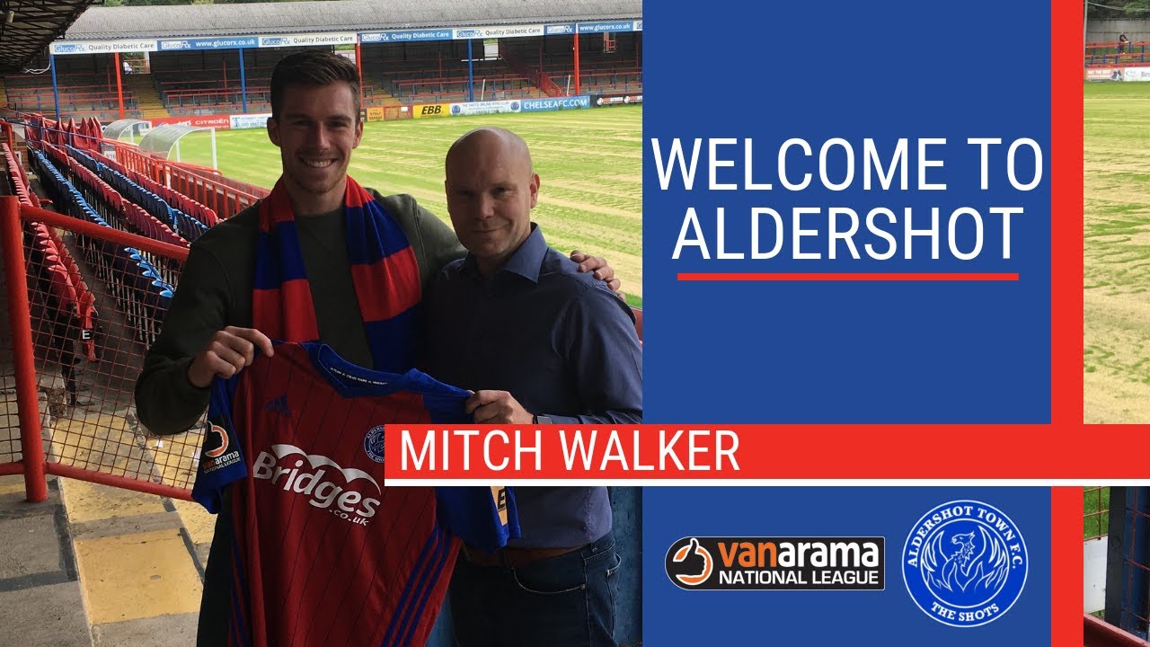 Welcome to Aldershot Town - Mitch Walker! - YouTube