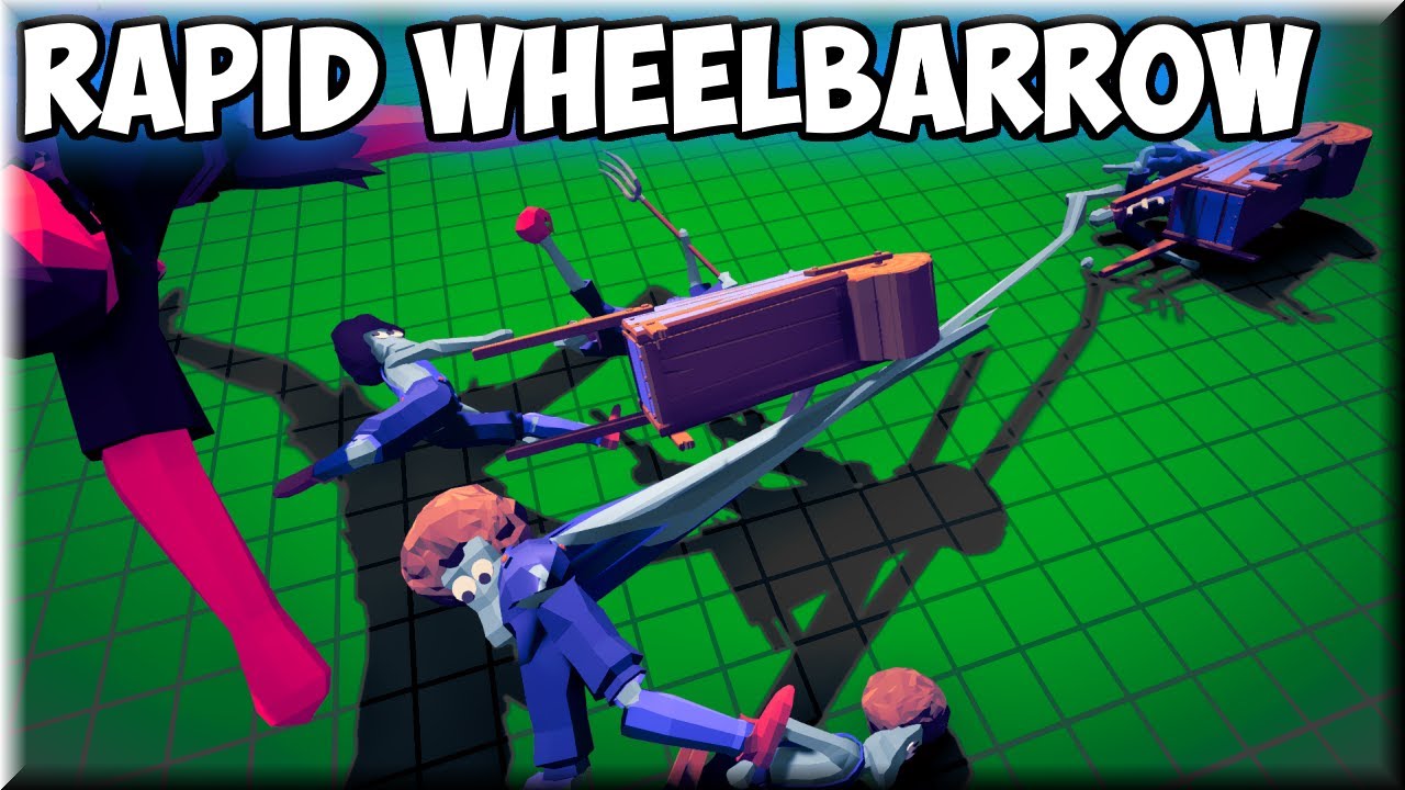 Deja Vu! Rapid Wheelbarrow vs Every Faction - TABS MODS GAMEPLAY - YouTube