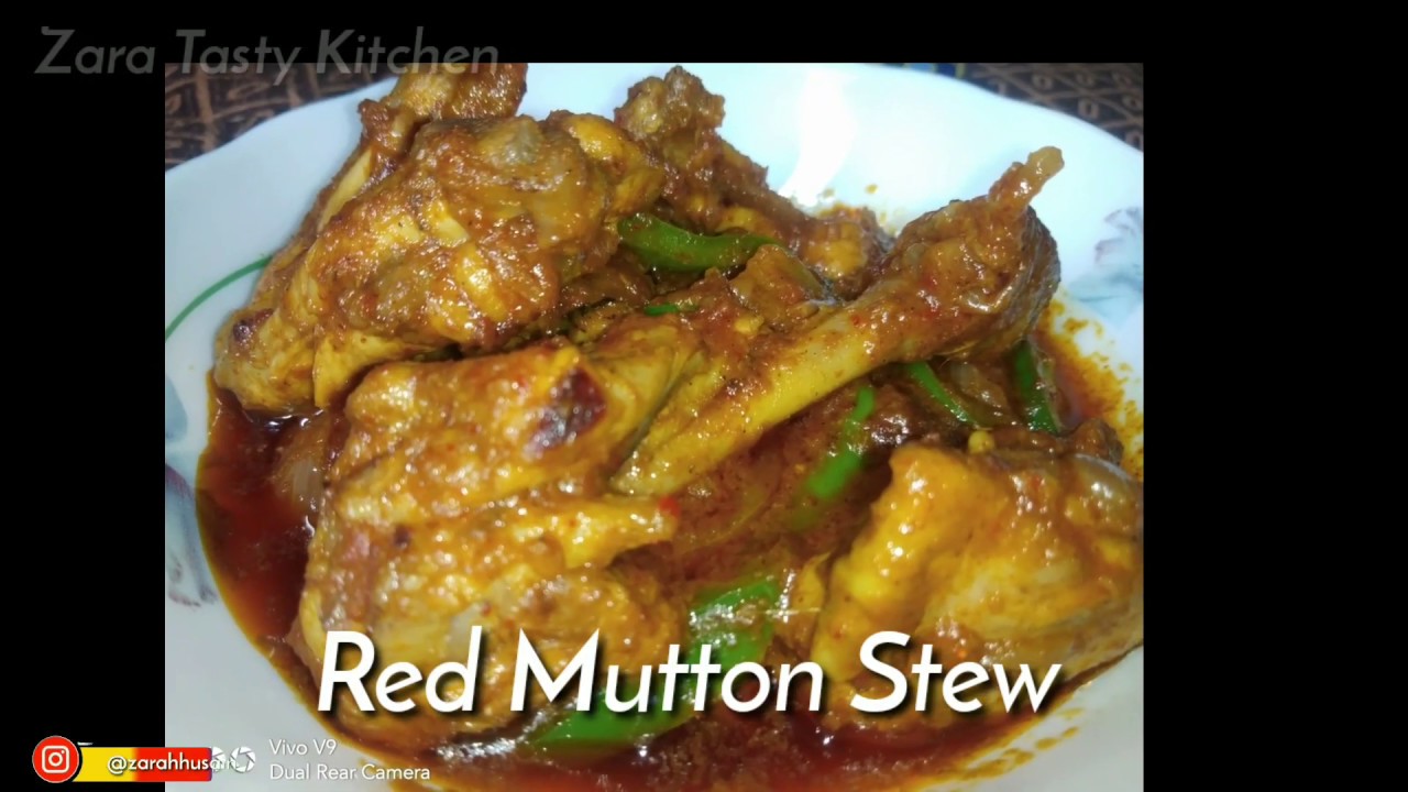 Red chicken stew Recipe/how to make Chicken stew restraunt style/Ramzan ...