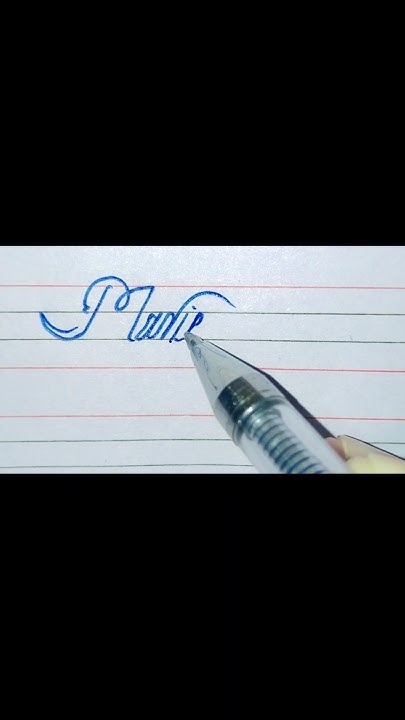 Marie write ️ in beautiful cursive style #calligraphy #handwriting ...