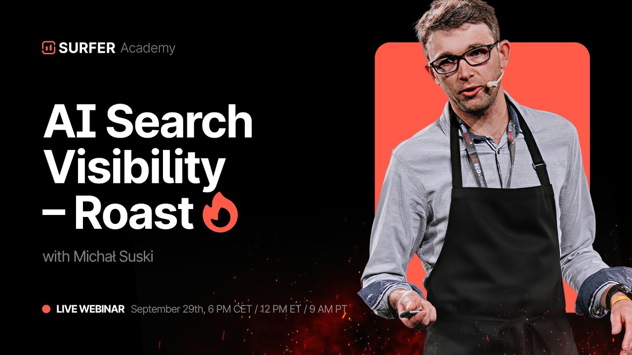 🚀 AI Search Visibility Roast – Live with Michal Suski - YouTube