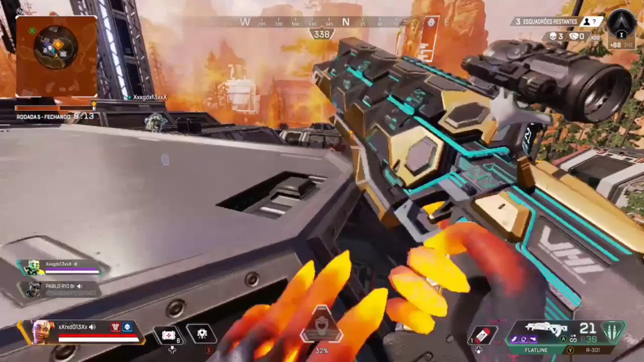 Apex legends melhores gun fight #1 - YouTube