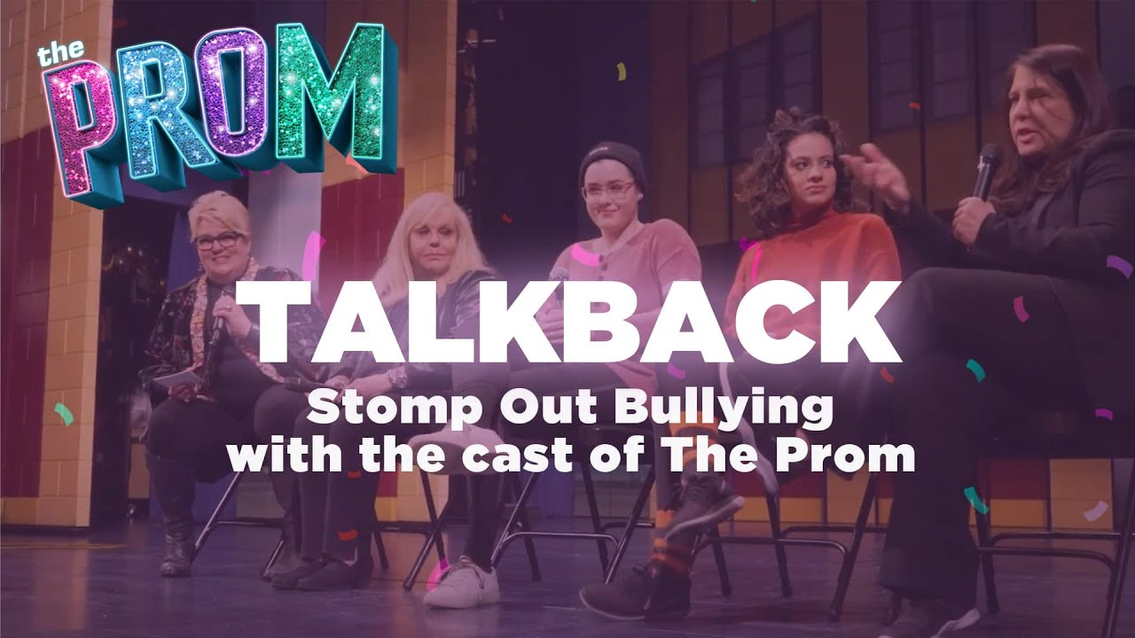 Talkback with the cast of the Prom | Stomp Out Bullying with guest Ross ...