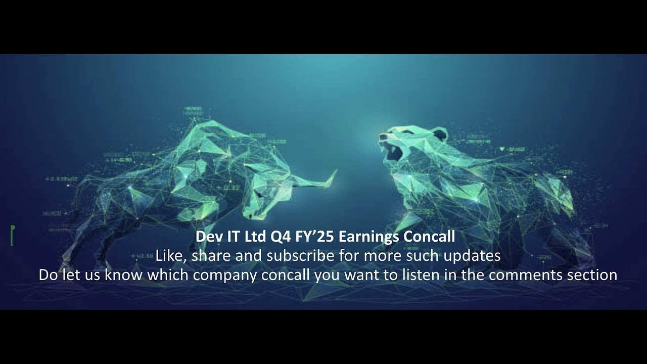 Dev IT Ltd Q4 FY’25 Earnings Concall - YouTube