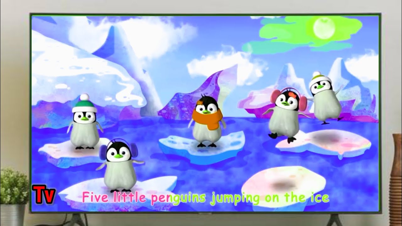 Five Little Penguins Jumping On The Ice | Effects Compilation ...
