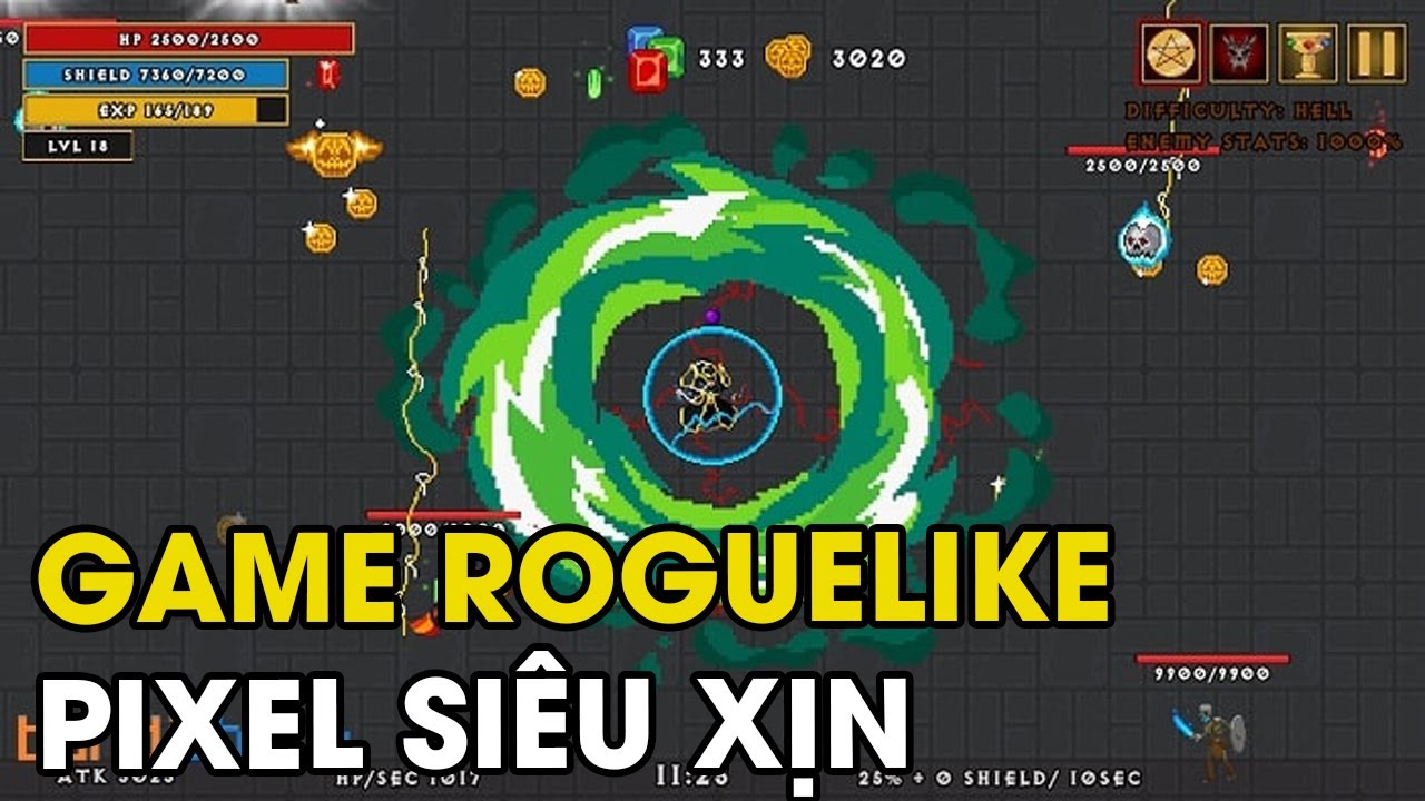 Review Game Mobile Pixel Roguelike: Pixel Mage Survival - YouTube