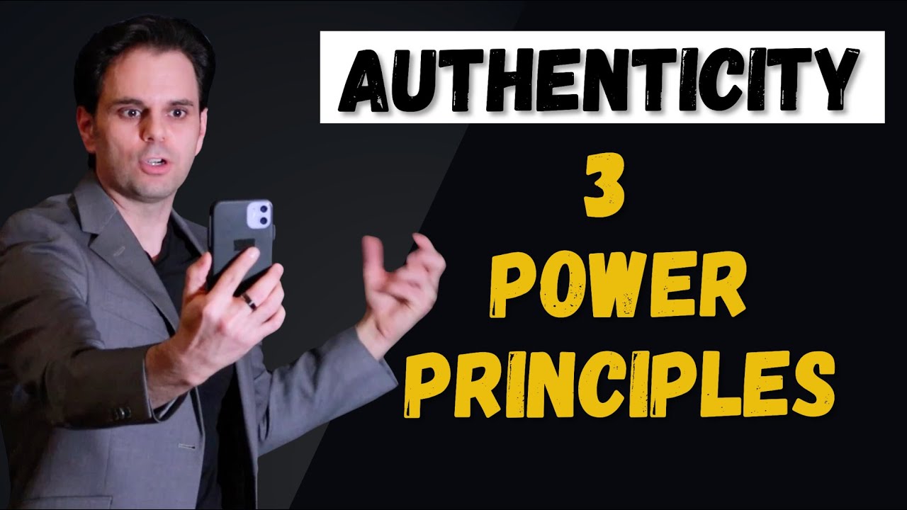 The Truth About Authenticity: 3 Principles for Success - YouTube