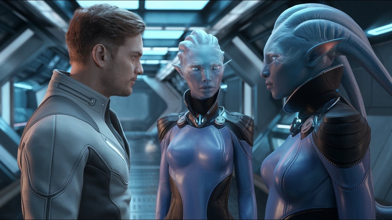 "Human Shows Alien Twins Heaven, Now They Can't Get Enough | Sci-Fi ...