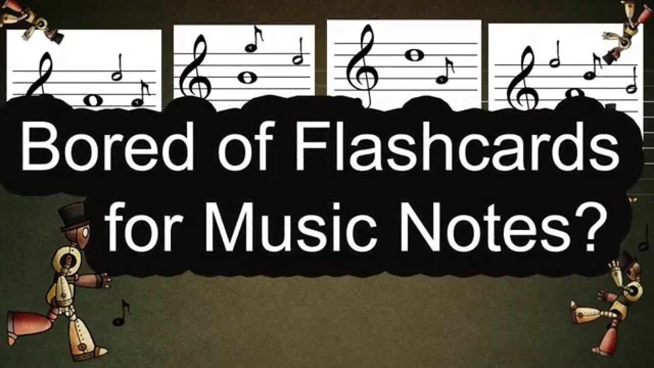 Bored of Flashcards for Music Notes? - Note Fighter - YouTube