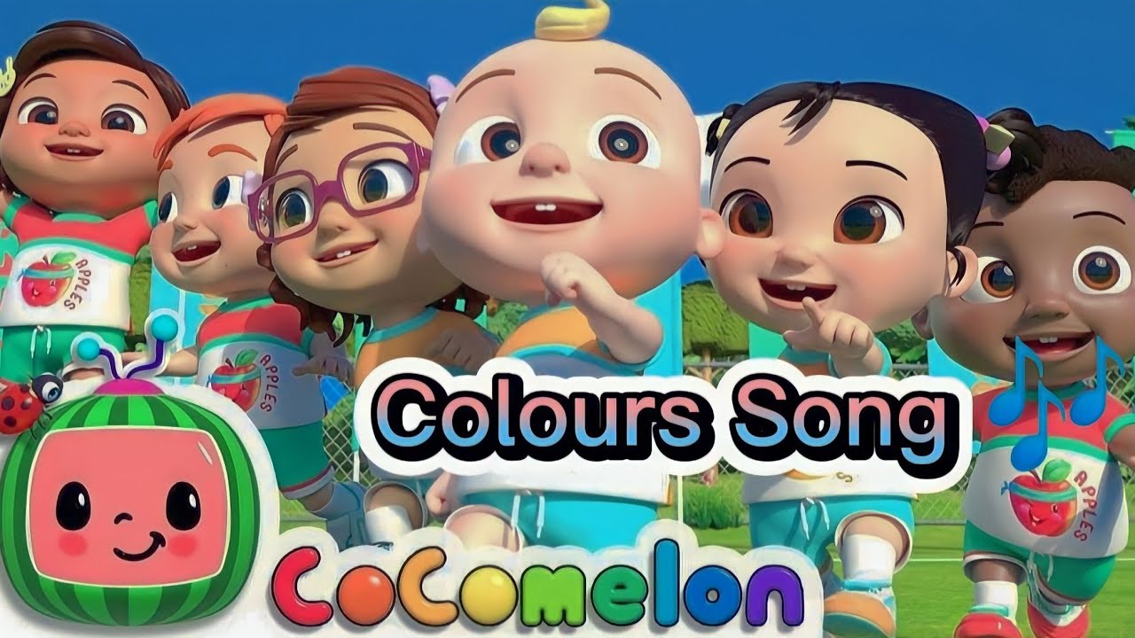 Cocomelon - The Colours Song (with Popsicles) #animals #education # ...