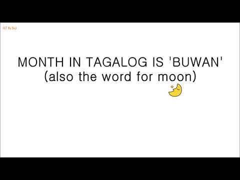 FILIPINO TAGALOG OF DATE (PETSA) - YouTube