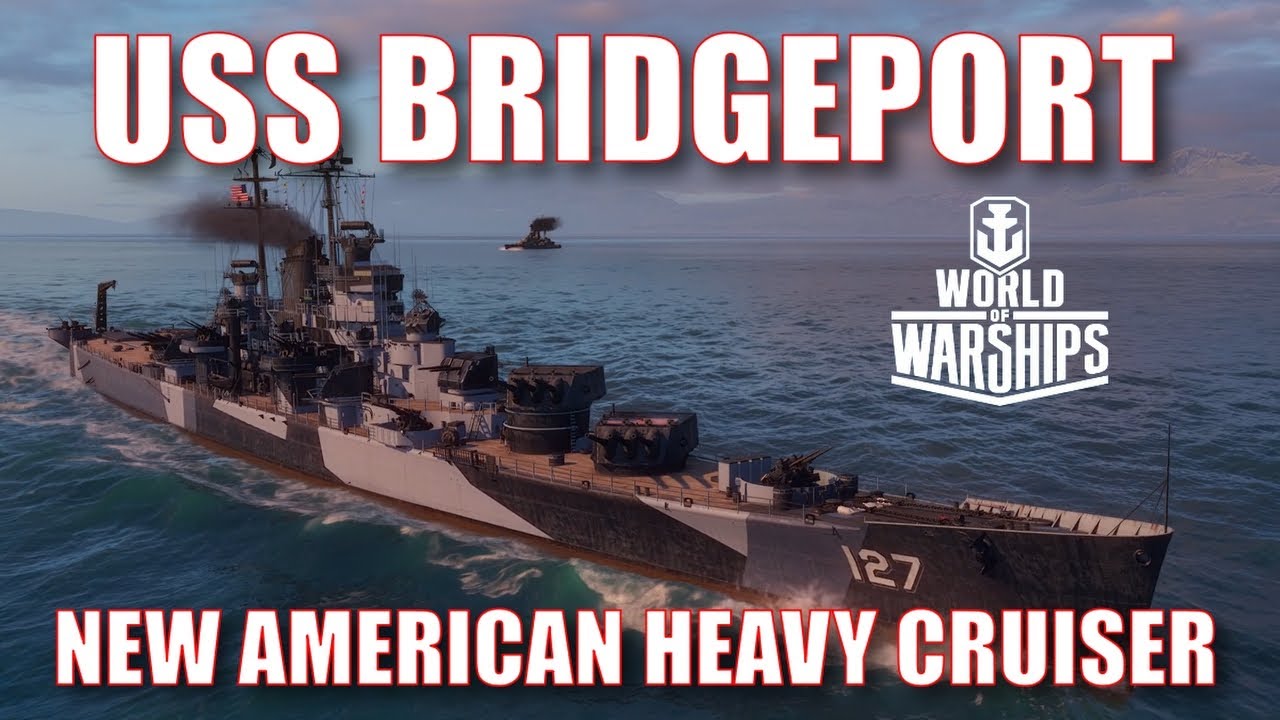 USS Bridgeport American US Navy Heavy Cruisers World of Warships Guide ...
