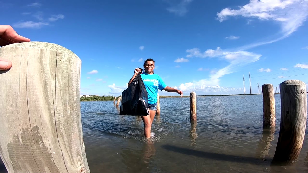 Packery Flats Clean Up 2018 - YouTube