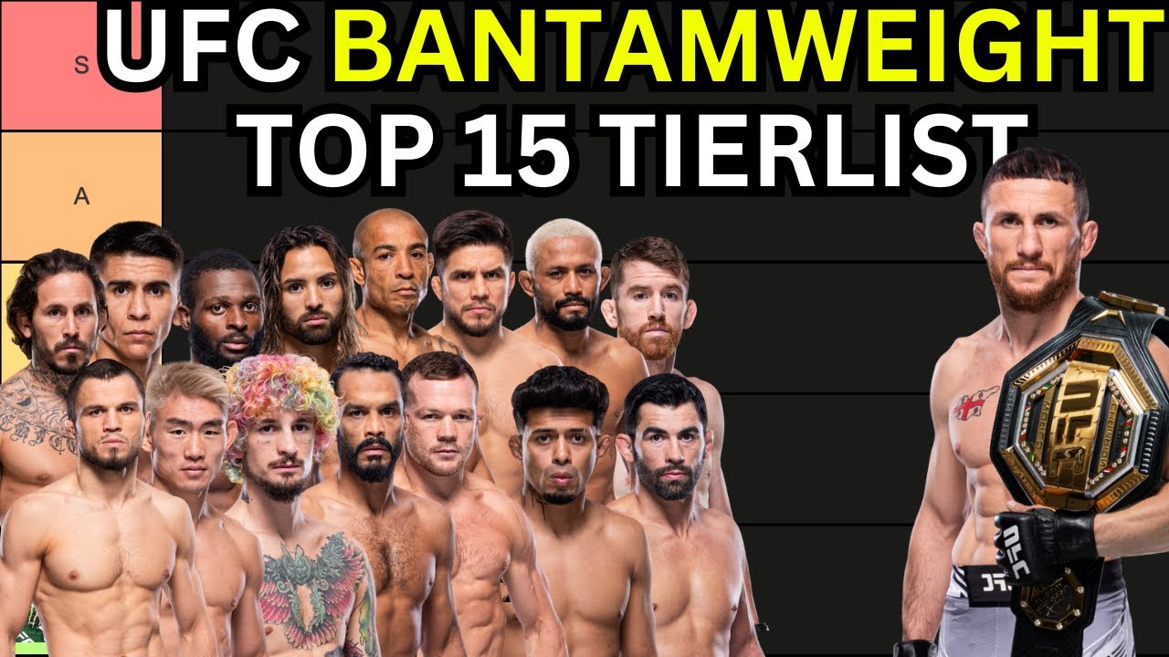 UFC Top 15 in Bantamweight Tier List - YouTube
