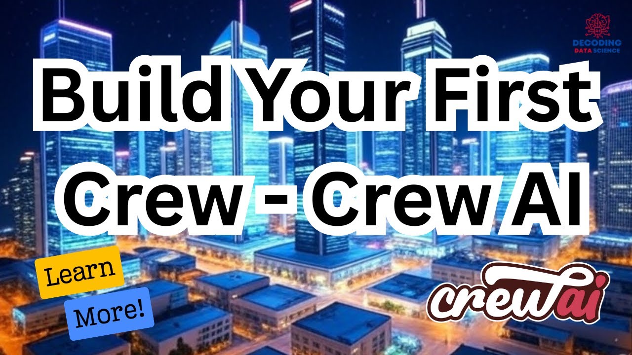 Build Your First AI Crew with Crew AI - YouTube