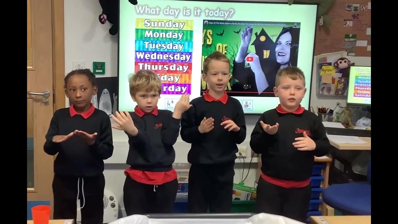 Class 6 Sign the Days of the Week - YouTube