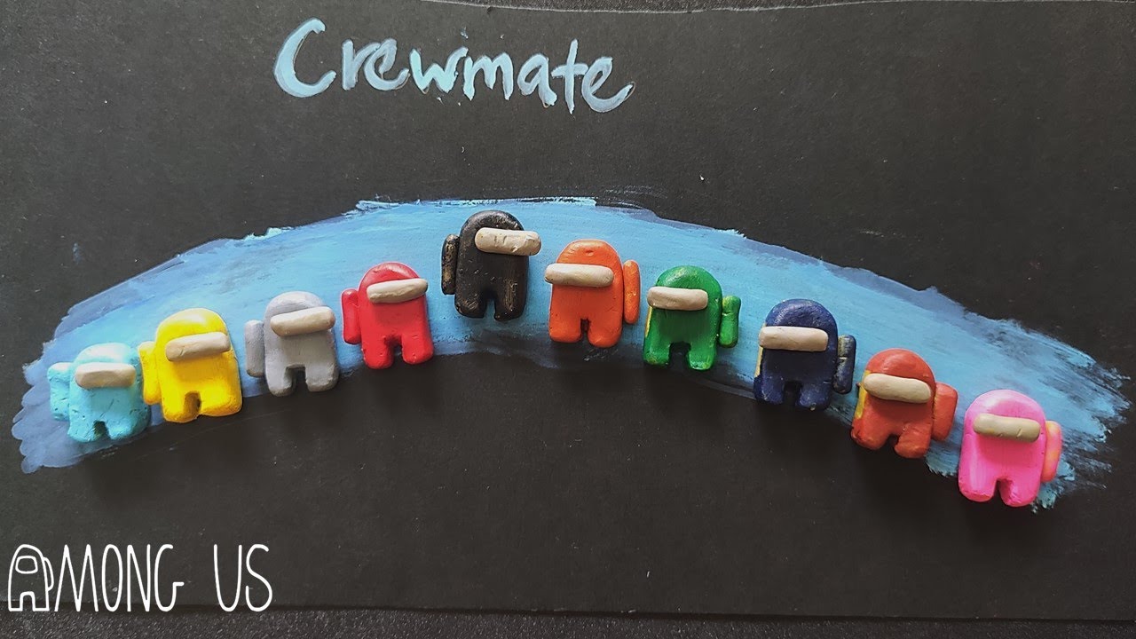 How To Make Among Us Clay Craft | Stop Motion Behind - YouTube