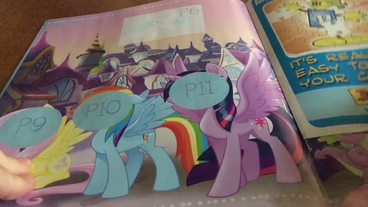 My little pony sticker album Starter Pack + 50 packets of Stickers ...