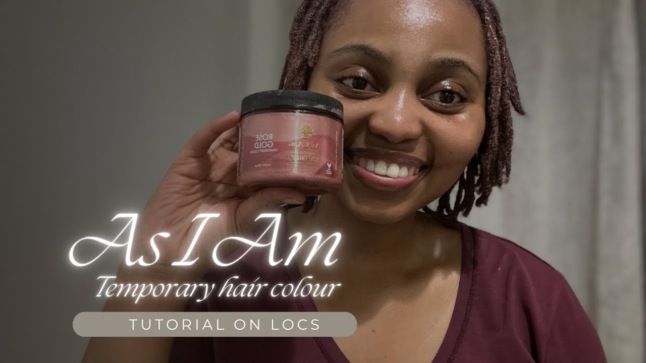 Trying As I Am Temporary Hair Color on Locs | Honest Review & Tutorial ...