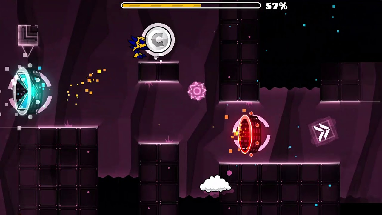 GhostTown by izhar 100% All coins | Geometry Dash - YouTube