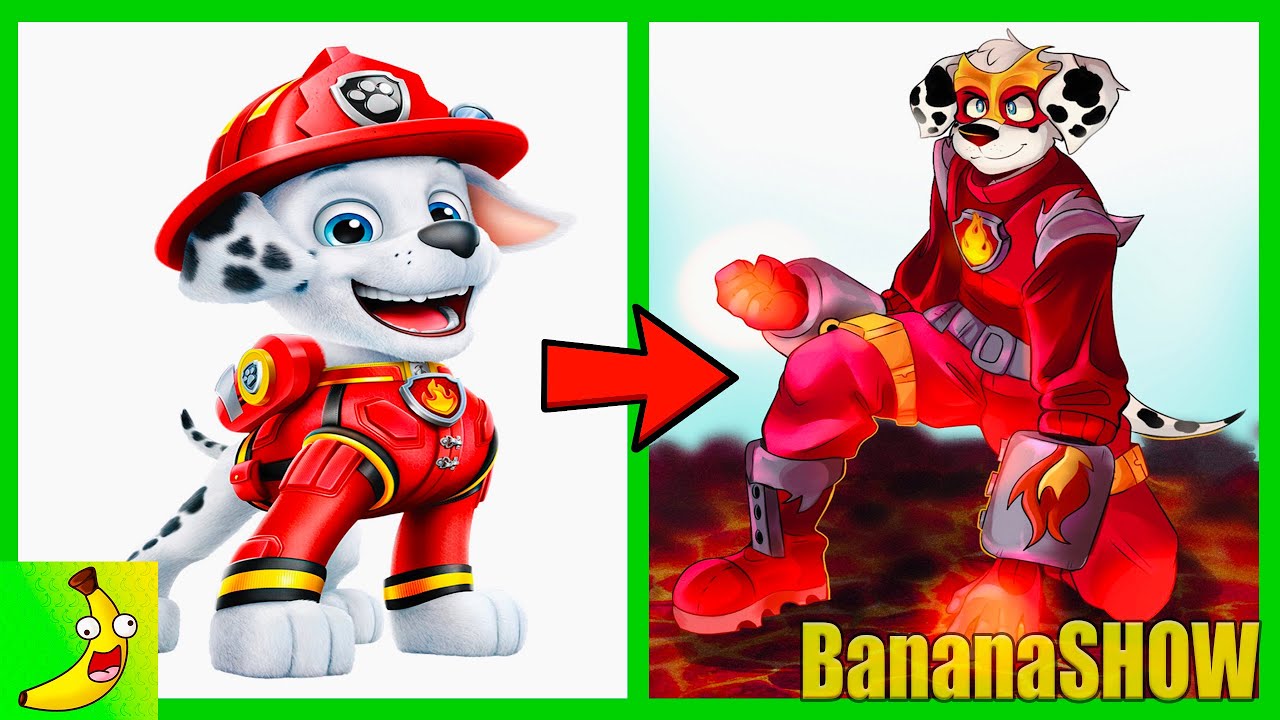 PAW PATROL Characters As Humans 🍌 @bananashow6730 - YouTube
