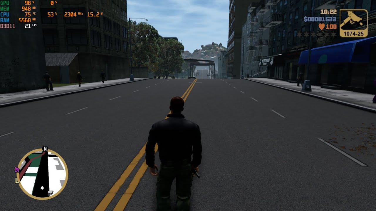 GTA 3 - Definitive Edition on Intel i3, 8GB RAM, 520 Graphics - YouTube