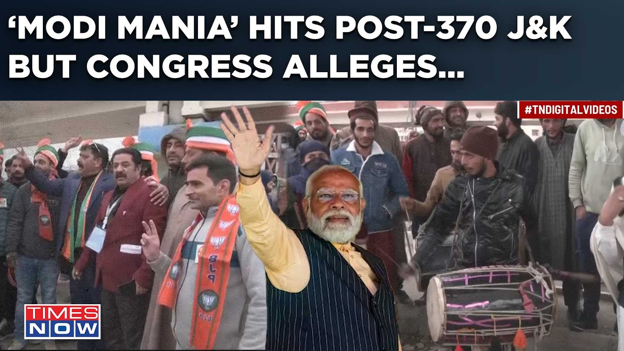 Modi's 1st Post-370 Kashmir Visit| 'Modi Mania' In Valley, But Congress ...