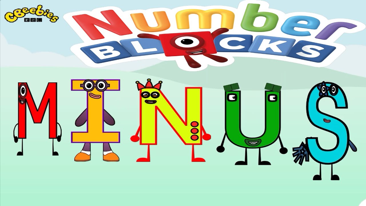 NumberBlocks Intro Song But MINUS Spelling Blocks , MINUS NUMBERs ...