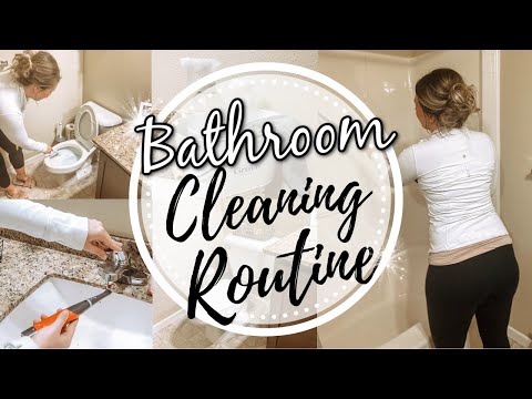 HOW TO CLEAN EVERYTHING IN YOUR BATHROOM FAST AND EASY | BATHROOM DEEP CLEANING ROUTINE 2021