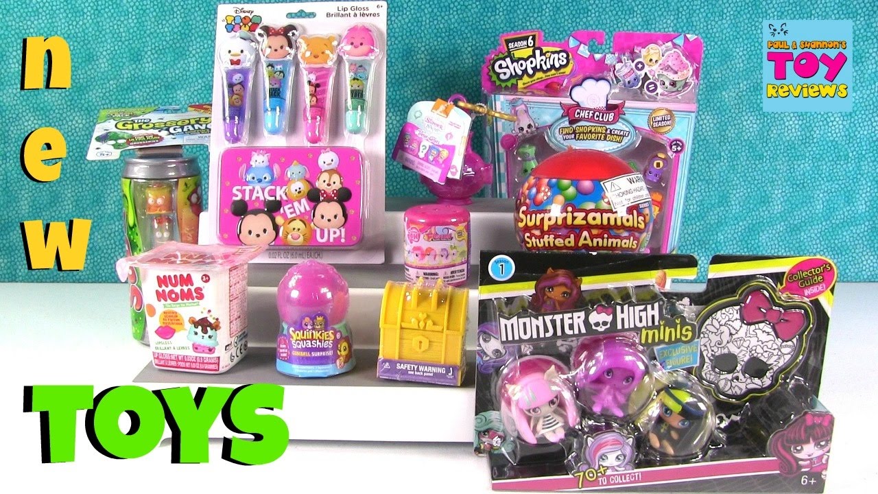 Squashies Squinkies Shopkins Disney Animal Jam Treasure Toy Opening ...