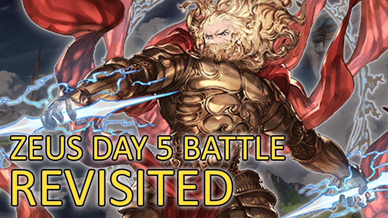 【Granblue Fantasy】Zeus Day 5 Battle Revisited - YouTube